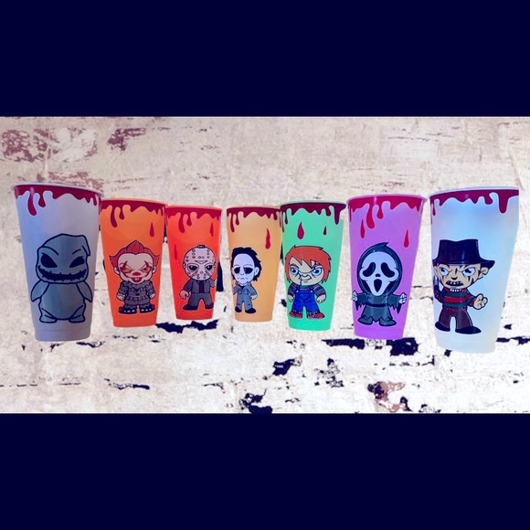 Kitchen | Horror Movie Character Color Changing Cold Cups | Poshmark